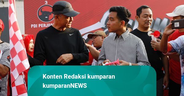 Gunakan Baju Garis Hitam Putih, Gibran Dampingi Ganjar Buka Jalan Sehat ... Gunakan Baju Garis Hitam Putih, Gibran Dampingi Ganjar Buka Jalan Sehat ...